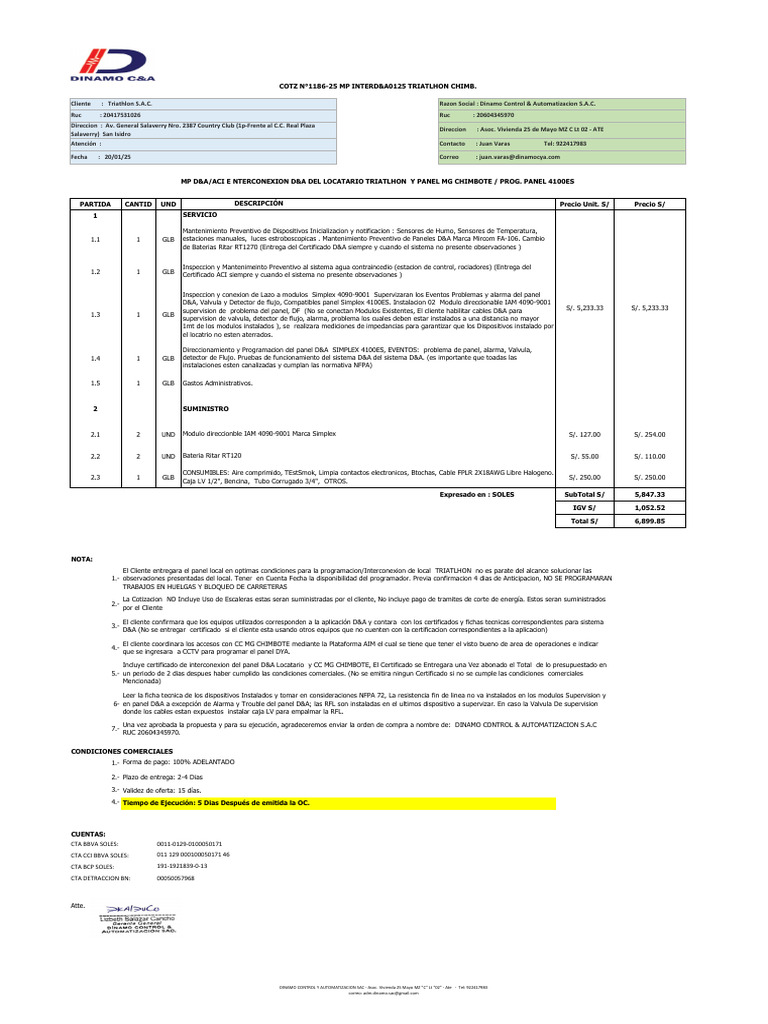 COTZ N°1186-25 MP INTERD&A0125 TRIATHON CHIMB. (3) | PDF