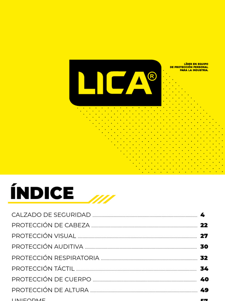 Catálogo Lica | PDF | Calzado | Casco