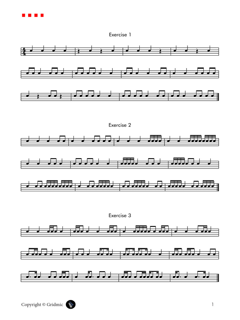 How-to-Read-Rhythms-Sample | PDF