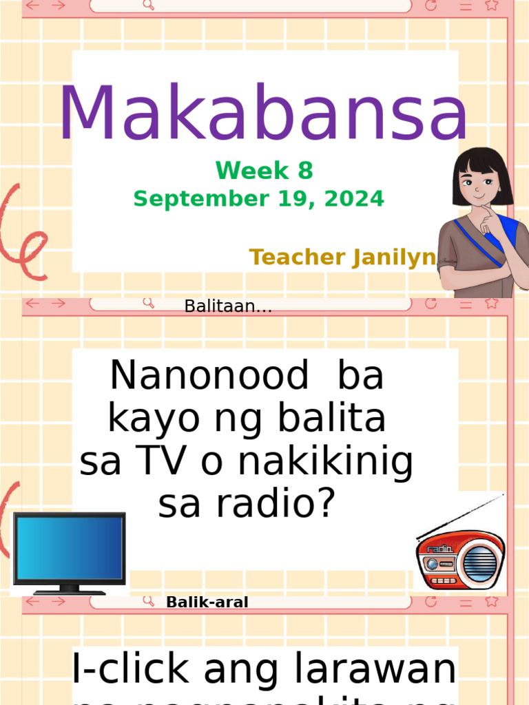 Co1 Q1 Makabansa | PDF