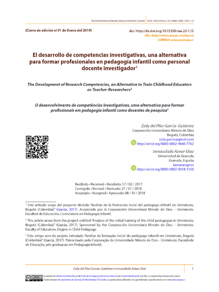 El Desarrollo de Competencias Investigativas | PDF