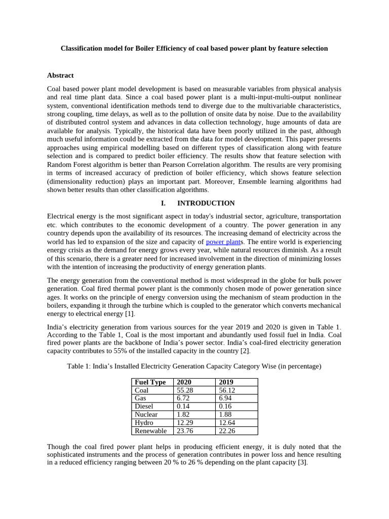 Paper Classification Featureselection Jun8 | PDF | Electricity ...