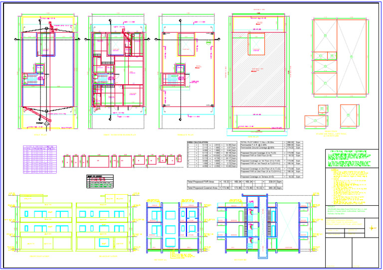 Proposed Building Plan for Plot C-1421 | PDF | Room | Architectural Design