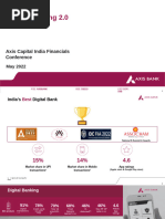 Investor Presentation For Axis Bank | PDF | Banks | Cloud Computing