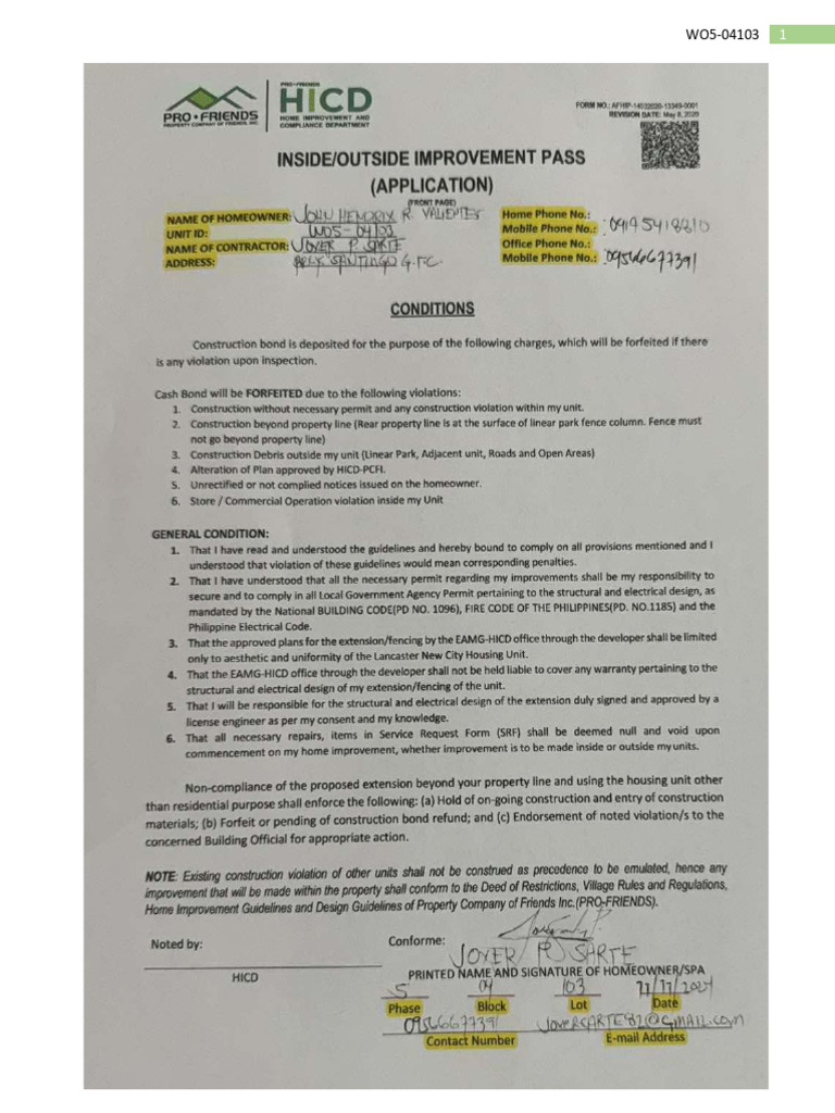 New applicationTEMPLATE - WO5-04103 | PDF | Architectural Elements ...