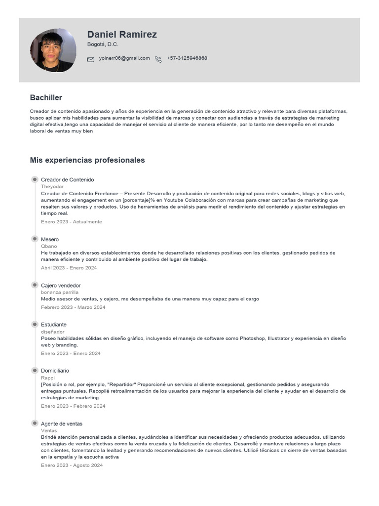 Daniel - Ramirez 2 | PDF | Marketing | Microsoft