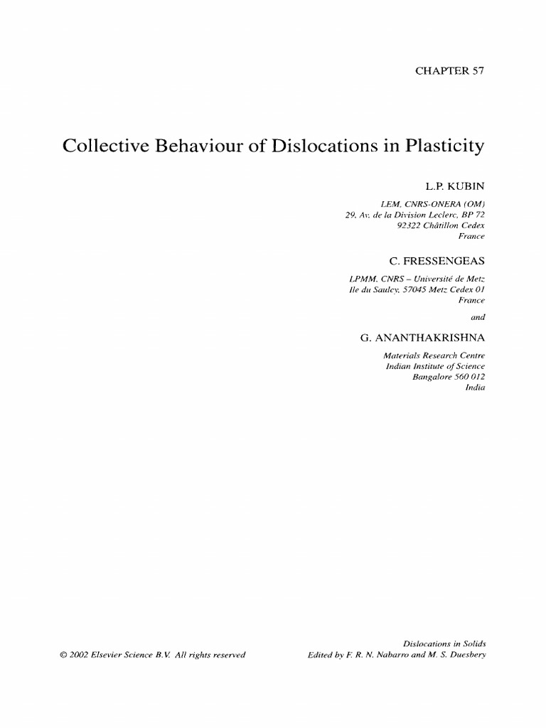 Dislocations in Solids | PDF | Dislocation | Plasticity (Physics)