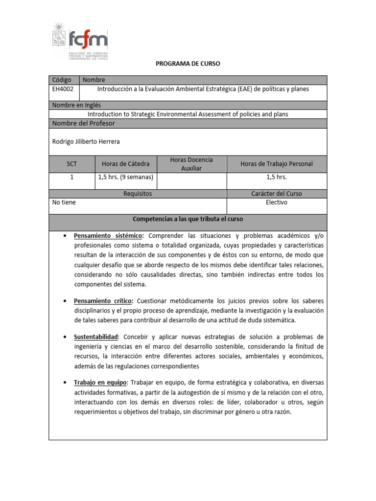 EH4002 | PDF | Evaluación