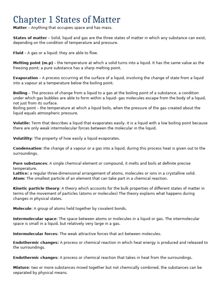 Understanding States of Matter | PDF | Liquids | Solubility