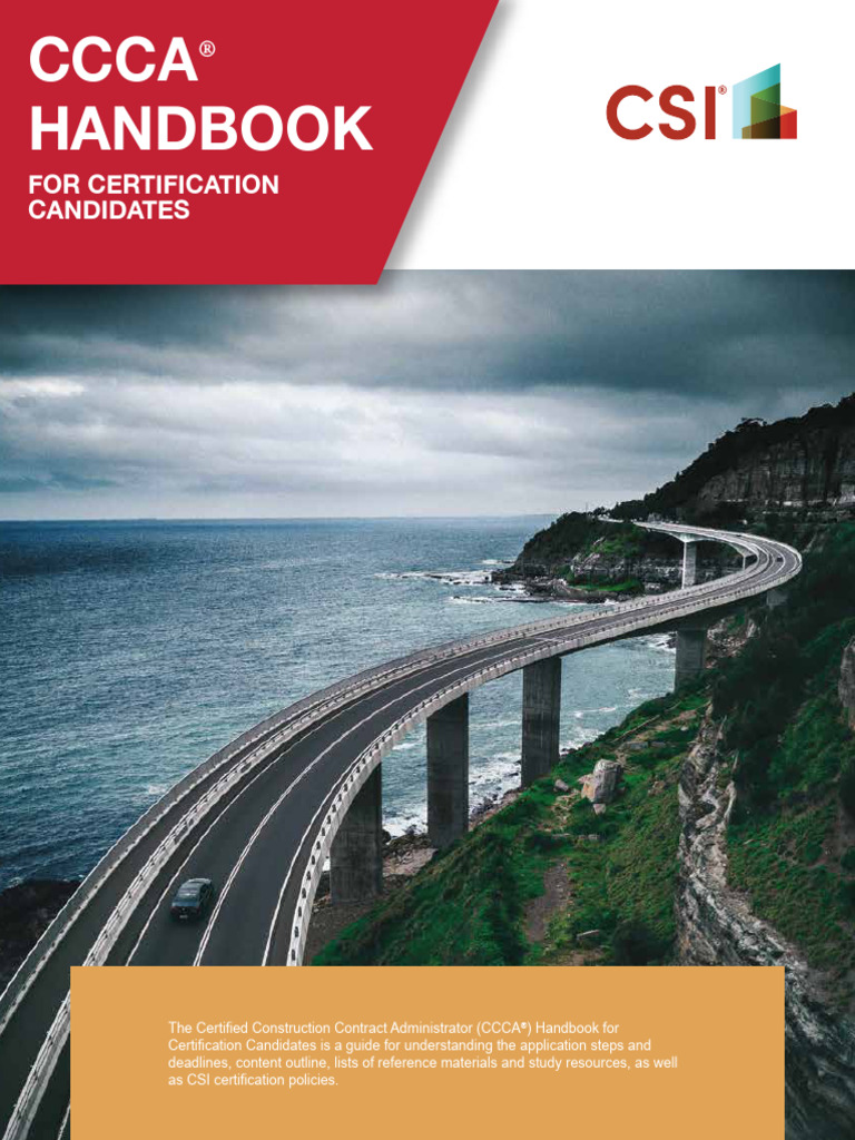 CCCA Handbook For Certification Candidates - 2025 | PDF