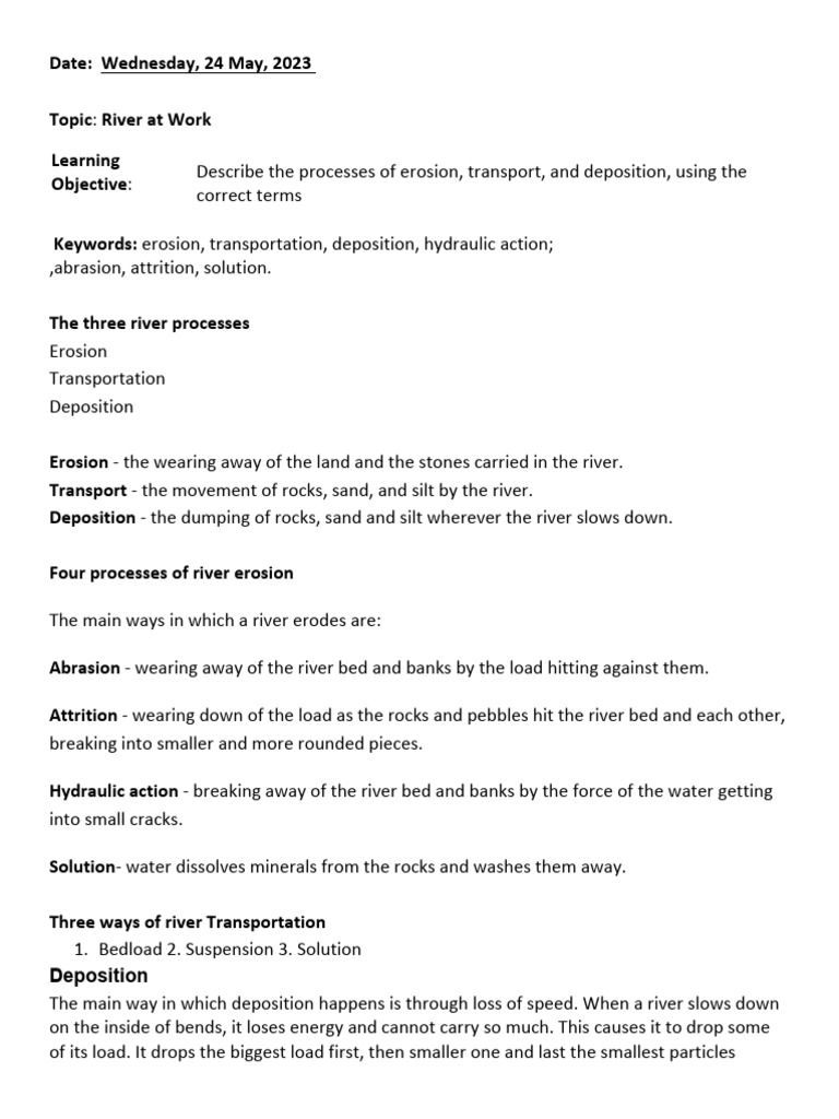 River at Work | PDF