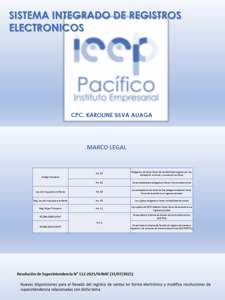 SISTEMA INTEGRADO DE REGISTROS ELECTRONICOS | PDF | ciberespacio ...