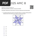 2025 AMC 8 Problems and Answers | PDF