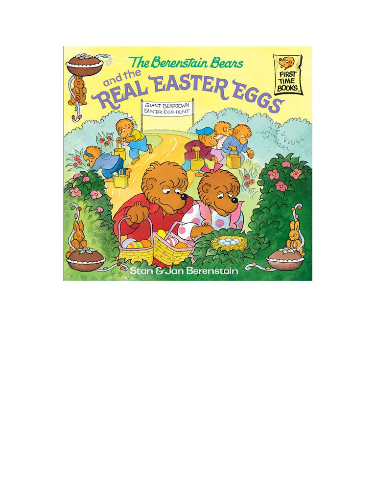 小学英语课外拓展阅读绘本-The+Berenstain+Bears+and+the+Real+Easter+Eggs（PDF版） | PDF