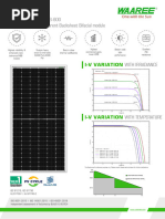 Waree Panels Data Sheet | PDF | Sustainable Technologies | Electricity