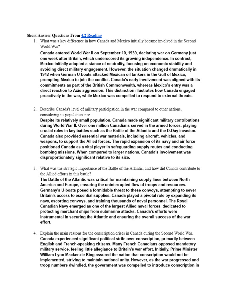 4.2 Reading Task | PDF | Allies Of World War II | World War II