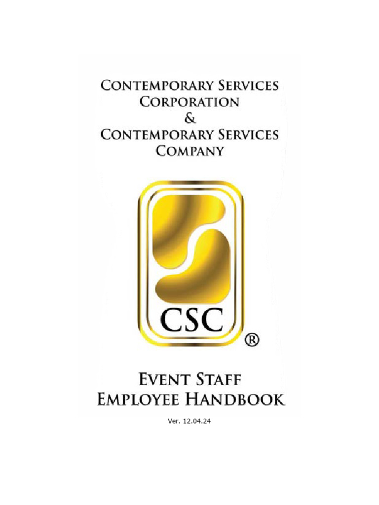 CSC Handbook | PDF | Employment | Harassment