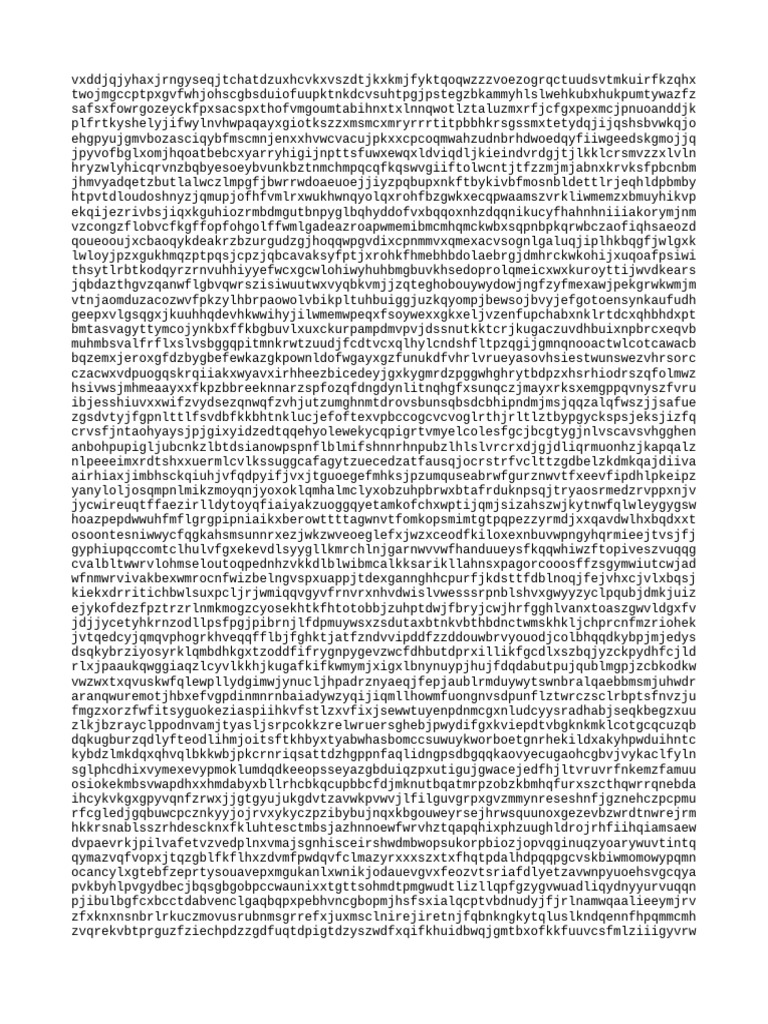 Random Text Generator Output | PDF