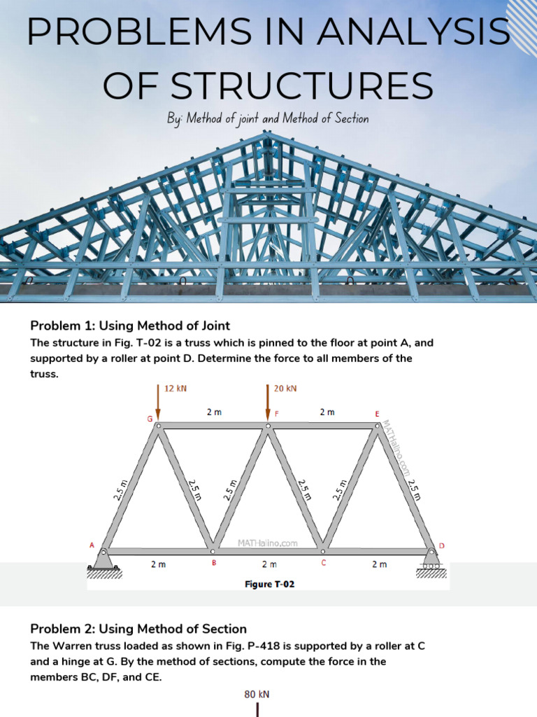 Example in Analysis of Structures | PDF