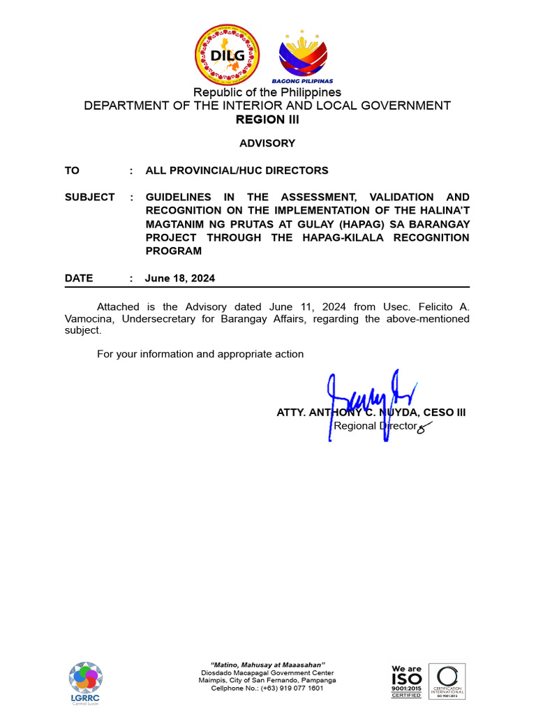 HAPAG Project Implementation Guidelines | PDF