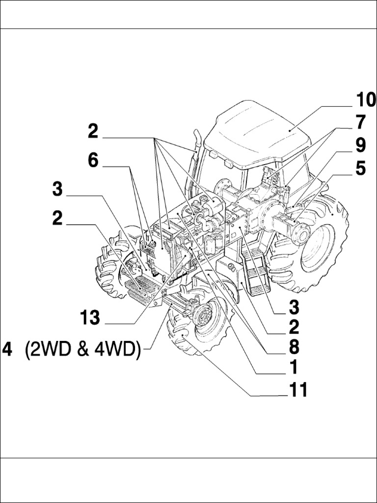 TD80D Tractor Parts Breakdown Guide | PDF | Screw | Tractor