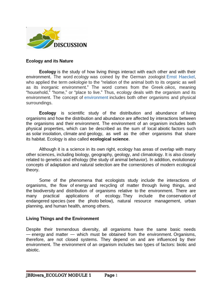 Understanding Earth's Ecosystems | PDF | Ecology | Ecosystem