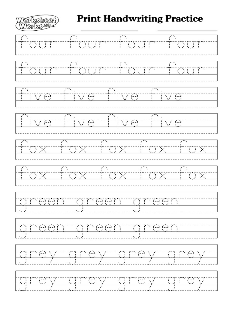 Phiếu Luyện Viết U2L4 5 | PDF