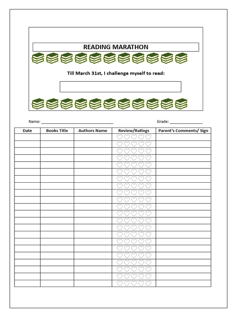 30 days reading challenge (1) (2) | PDF