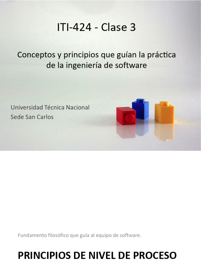 Principios de Ingeniería de Software | PDF