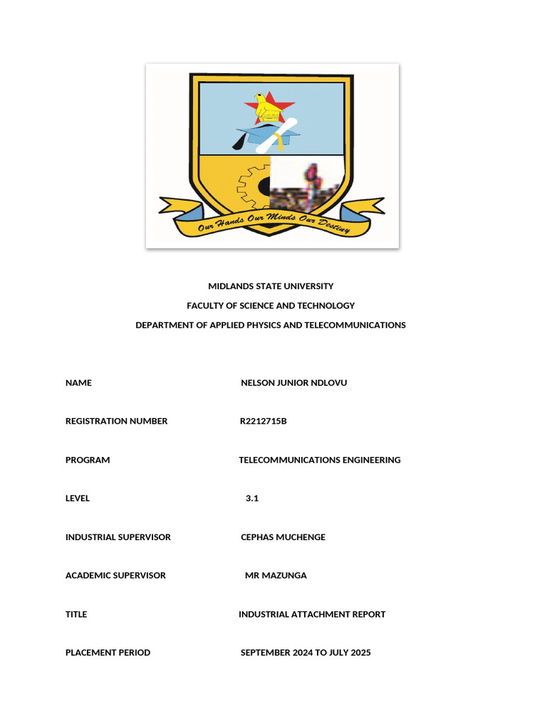 MIDLANDS STATE UNIVERSITY | PDF