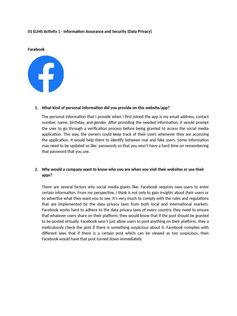 01 ELMS Activity 1 | PDF