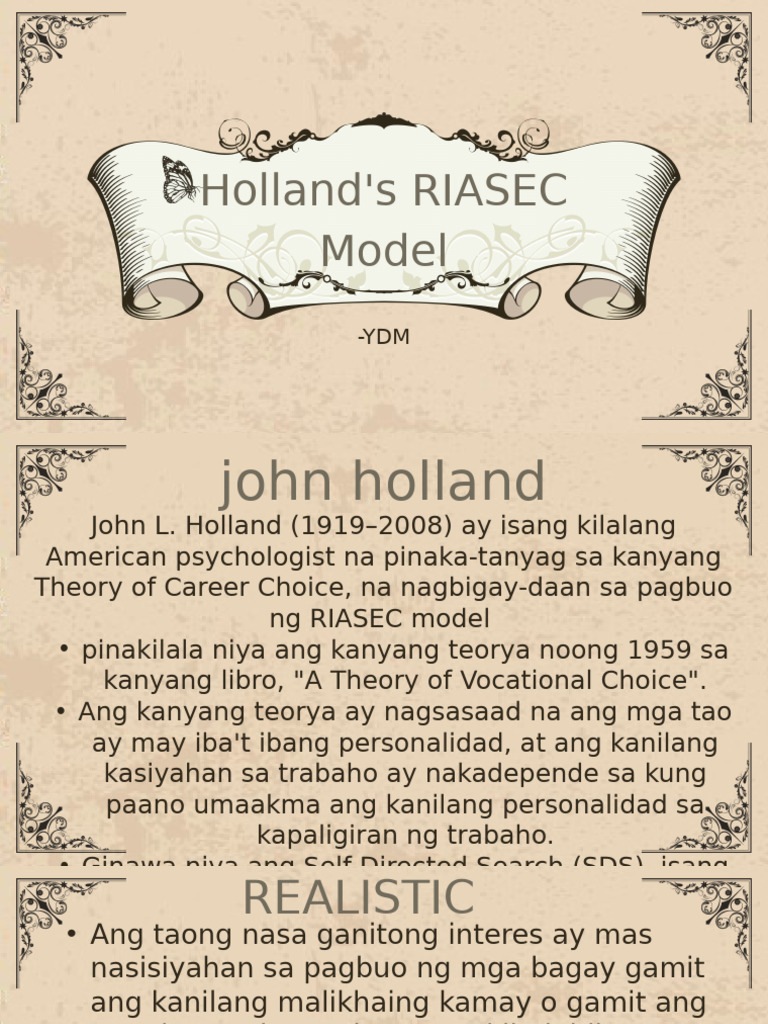 RIASEC | PDF