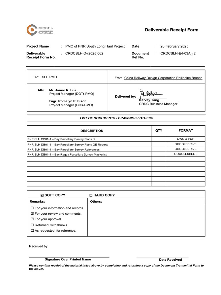 CRDCSLH-D - (2025) 062 - Bay Parcellary Survey Plans r2 | PDF