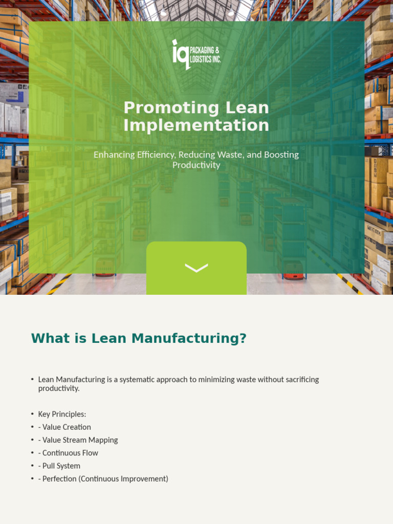 Lean Manufacturing Presentation | PDF