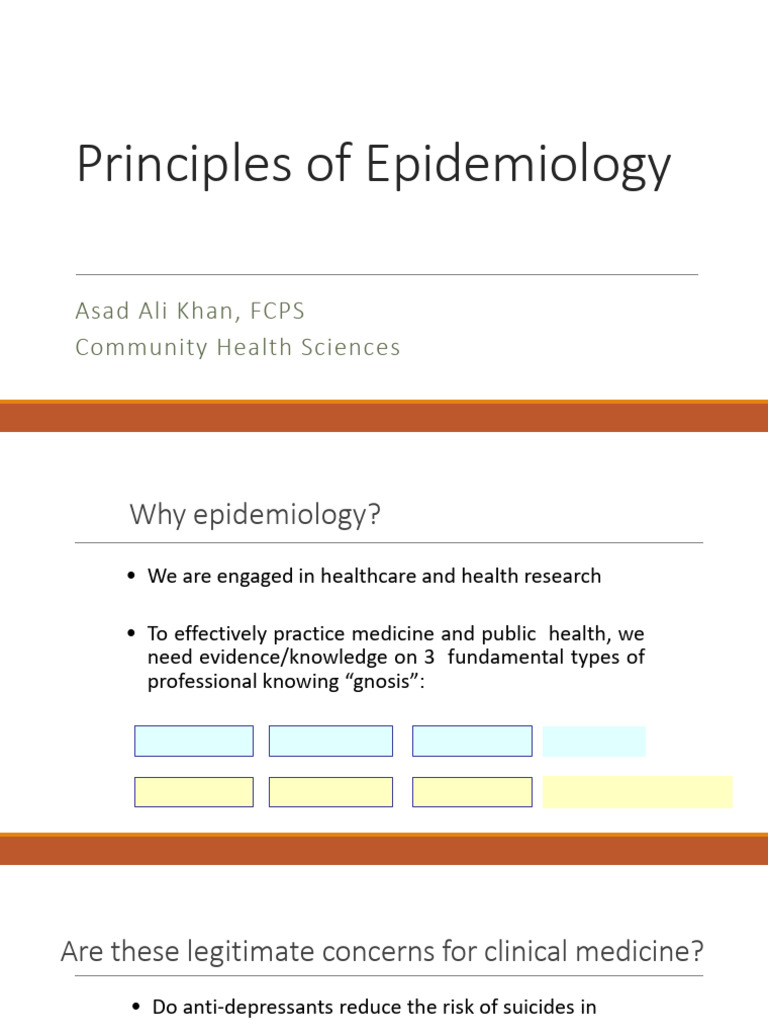 2 Principles of Epidemiology | PDF | Epidemiology | Infection