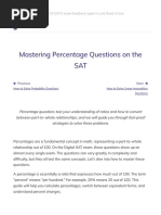Mastering SAT Math: Plugging in Numbers | PDF | Multiple Choice ...