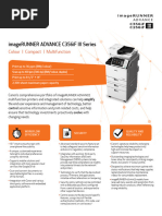 Canon imageRUNNER C359iF C259iF Brochure | PDF | Computer Security ...
