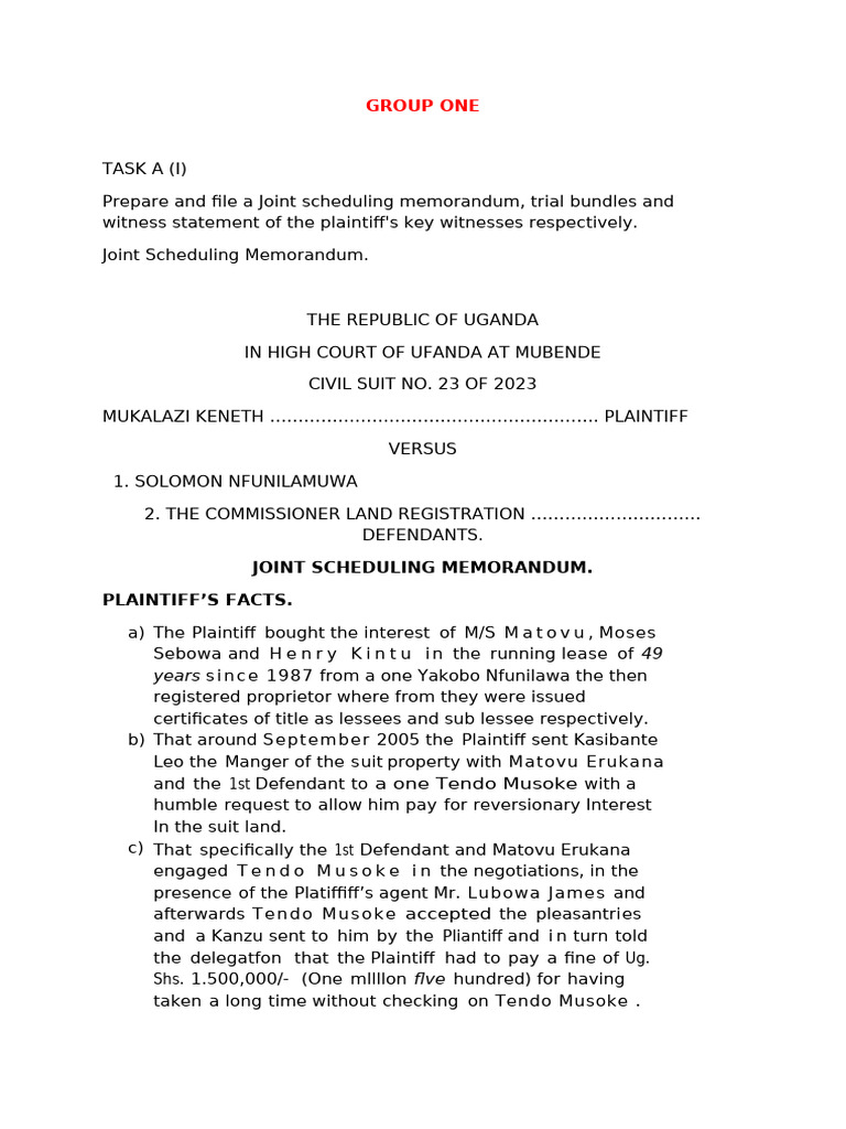 Drafted For Workshop 2 CL Module 3 Firm C5 | PDF | Lease | Common Law