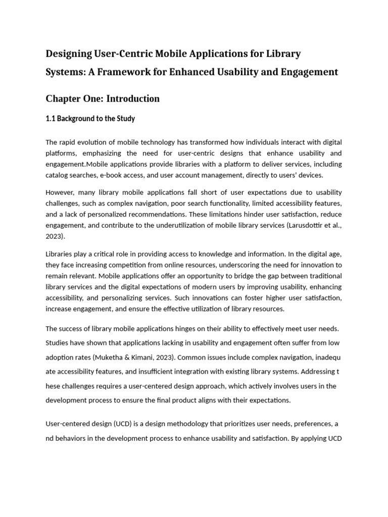 210125updated Chapter One | PDF | Usability | Human Communication