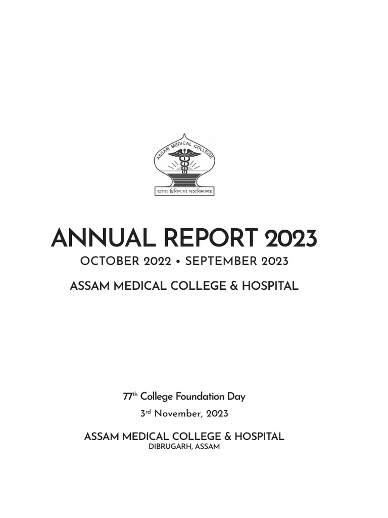 Annual Report FINAL (1-268) | PDF | Medical School | Doctor Of Medicine