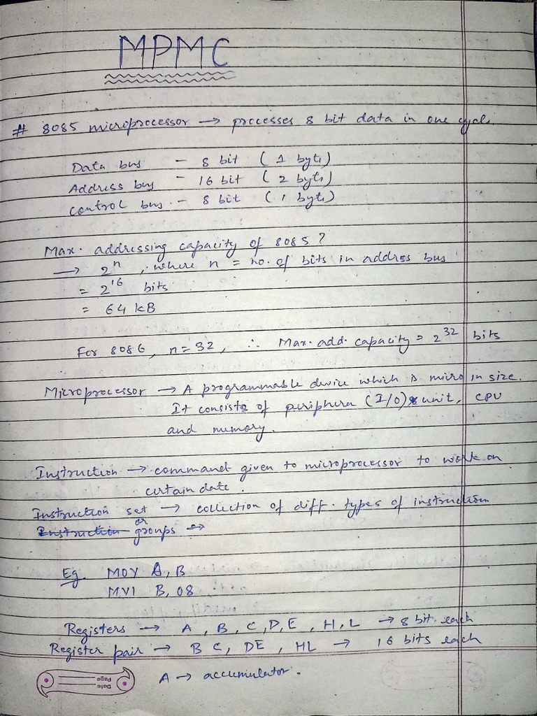 MPMC Notes | PDF