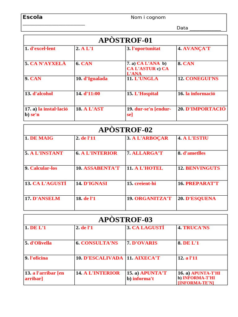 APÒSTROF-Sol (Recull) | PDF