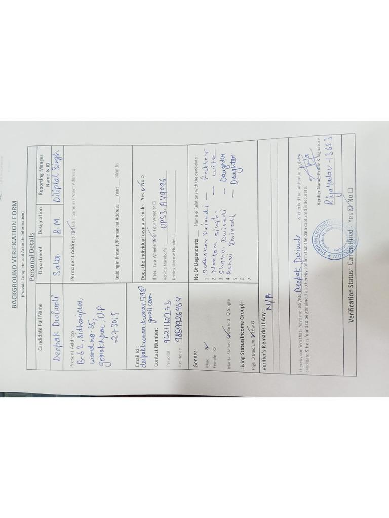 Branch Manager | PDF