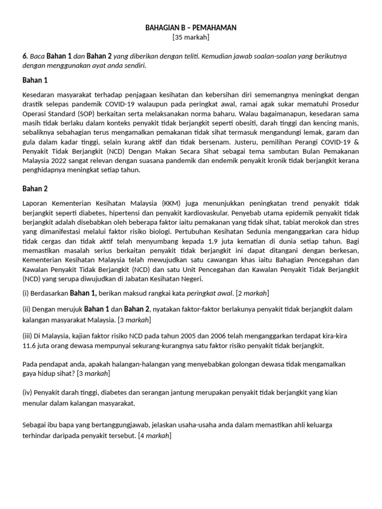 Soalan 6 | PDF
