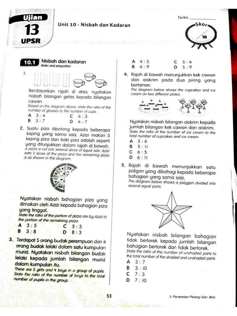 Ratio and Proportion Homework | PDF