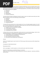 Revise MSRA Mock Paper | PDF | Medical Specialties | Diseases And Disorders