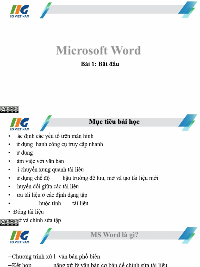 Word 365-2019 Lesson 1 Presentation | PDF