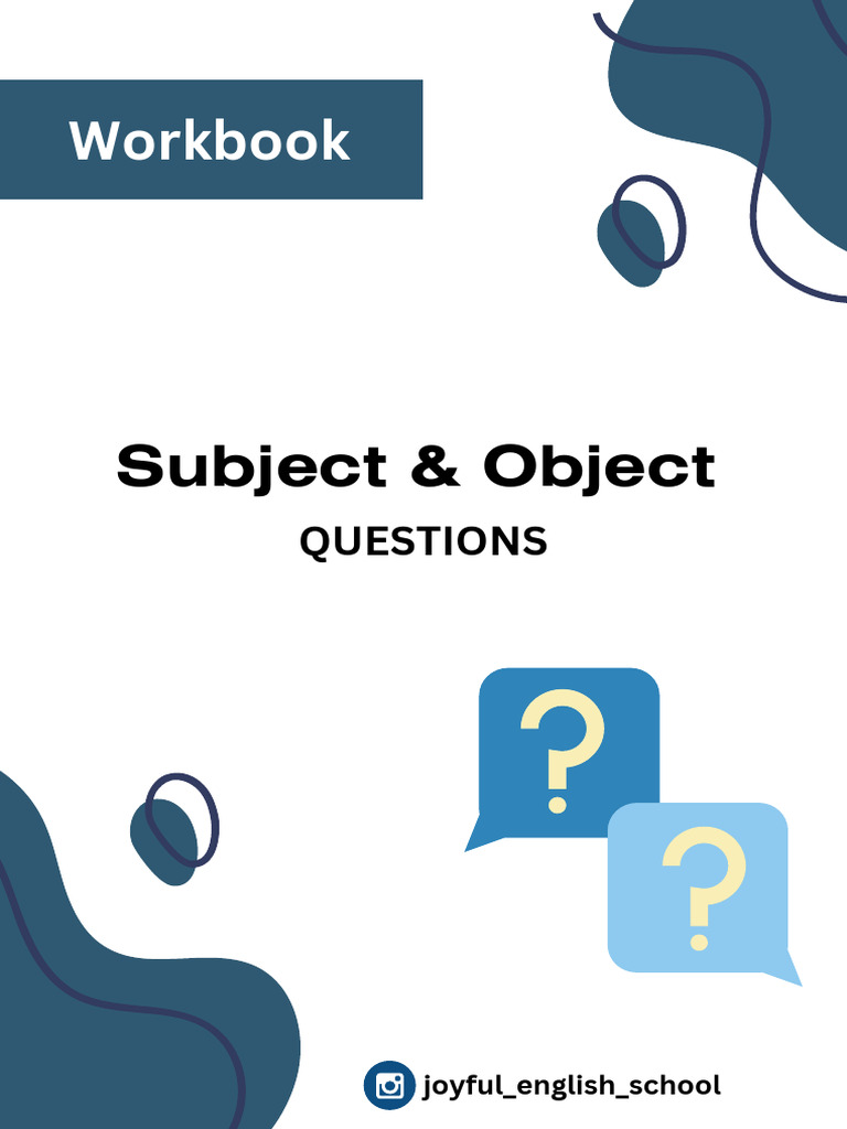Subject&Object Questions PDF | PDF