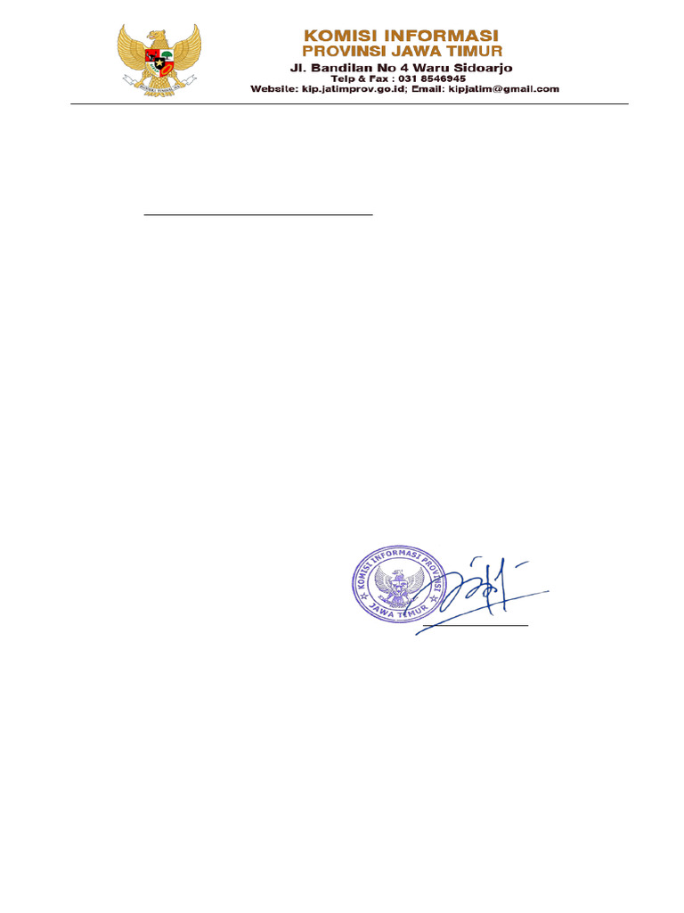 Surat Batas Akhir Penyampaian LIP Tahunan 2025 - OPD Jatim | PDF