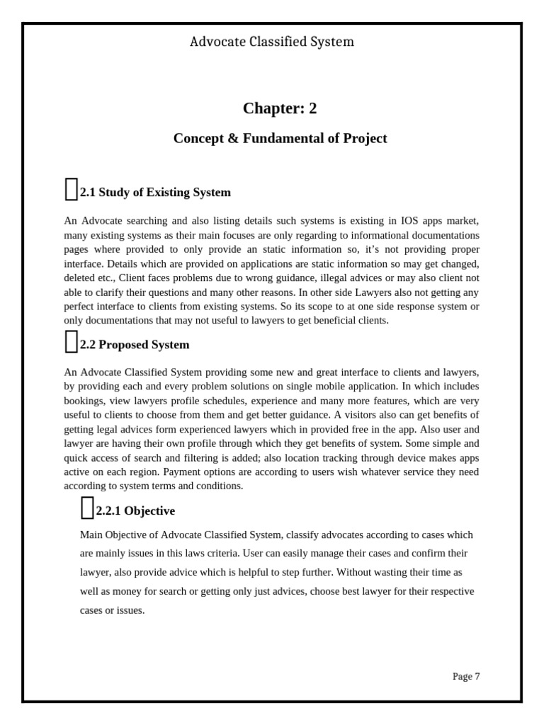 Advocate Classified System 1 | PDF